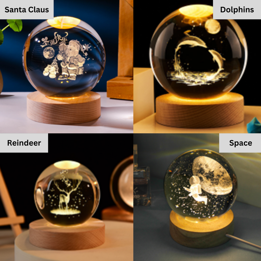 Globe Table Lamp, 3D LED Night Light – oJackArt